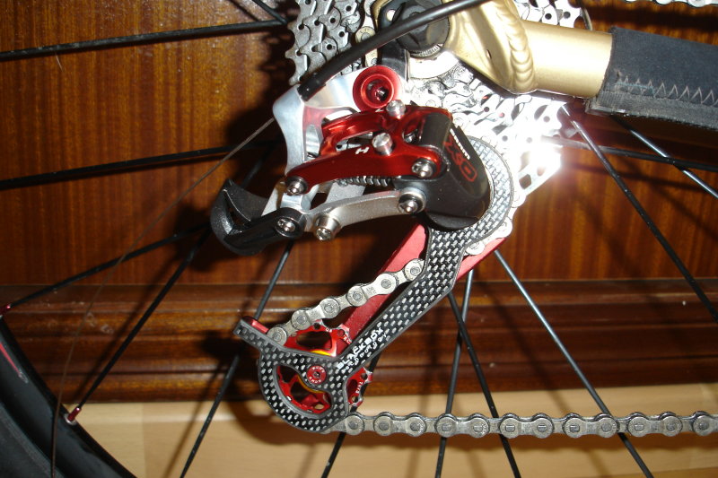 Montaje del cambio SRAM X0 RedWin Red y plato 22T :: Mi afición tardía ...
